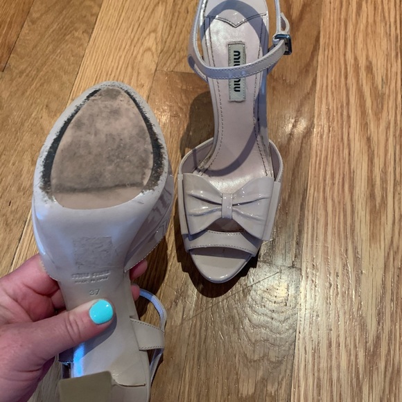 Miu Miu | Shoes | Miu Miu Platform Heels | Poshmark